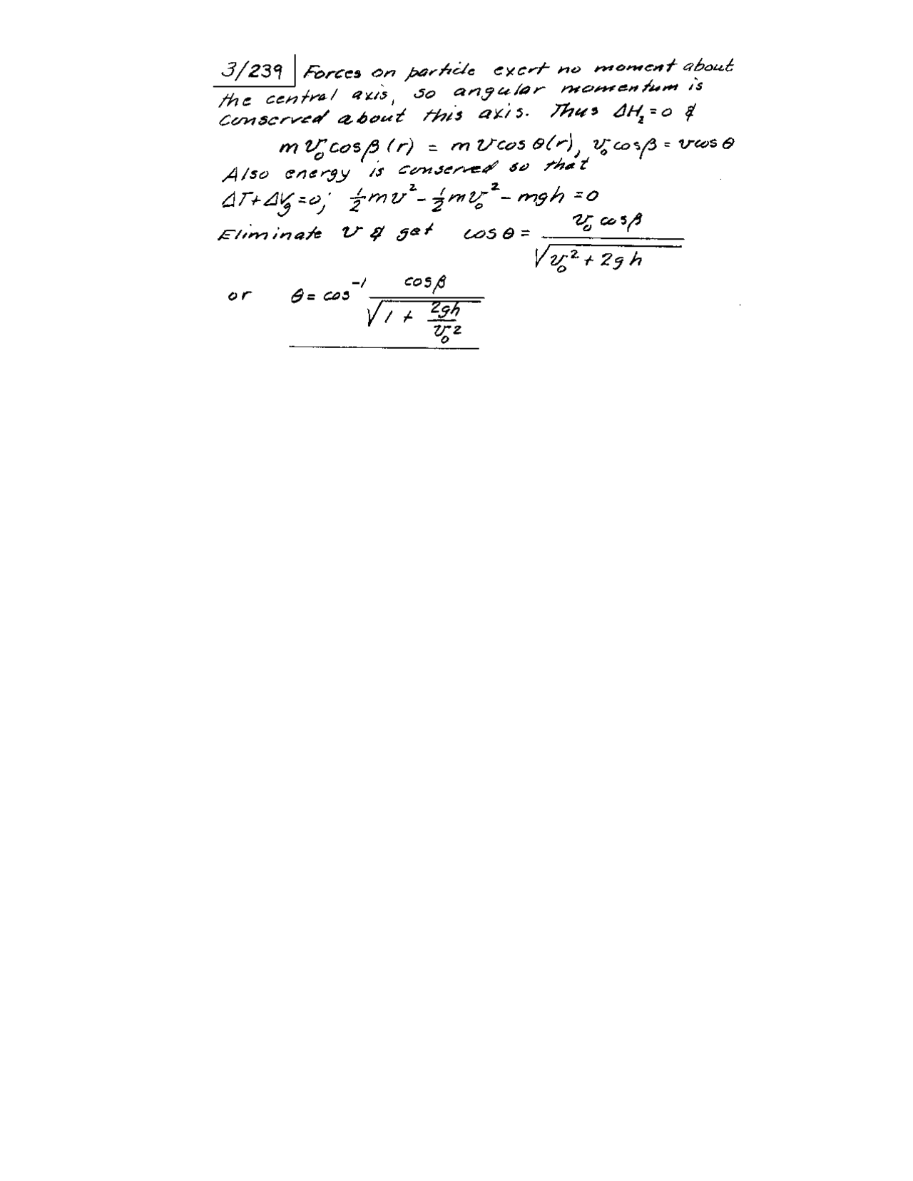 Chapter 3 Part 7-Dynamics, Mechanical Engineering-Solution Manual | Exercises Dynamics | Docsity