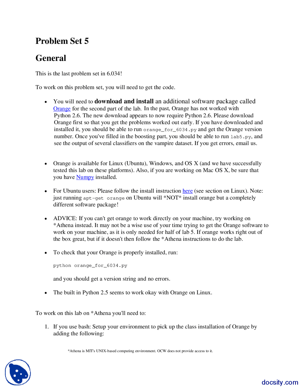 General Artificial Intelligence Assignemnt Docsity