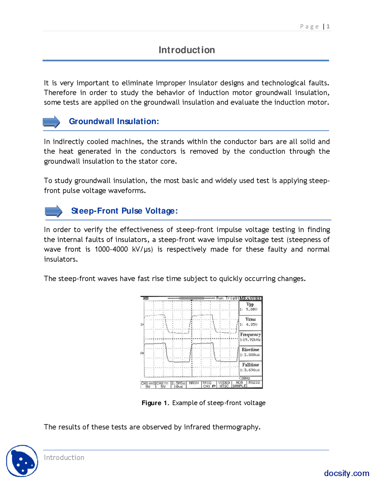 Introduction-Electric Machines-Induction Motor Report - Docsity