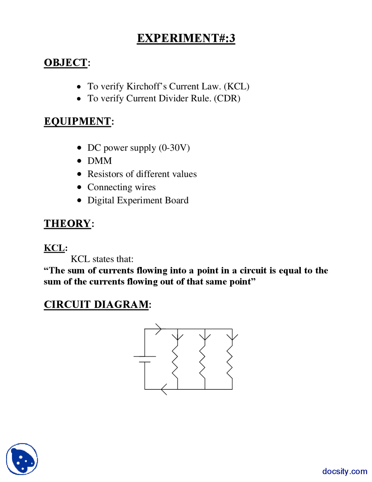 Kcl Physics Lab Report Docsity