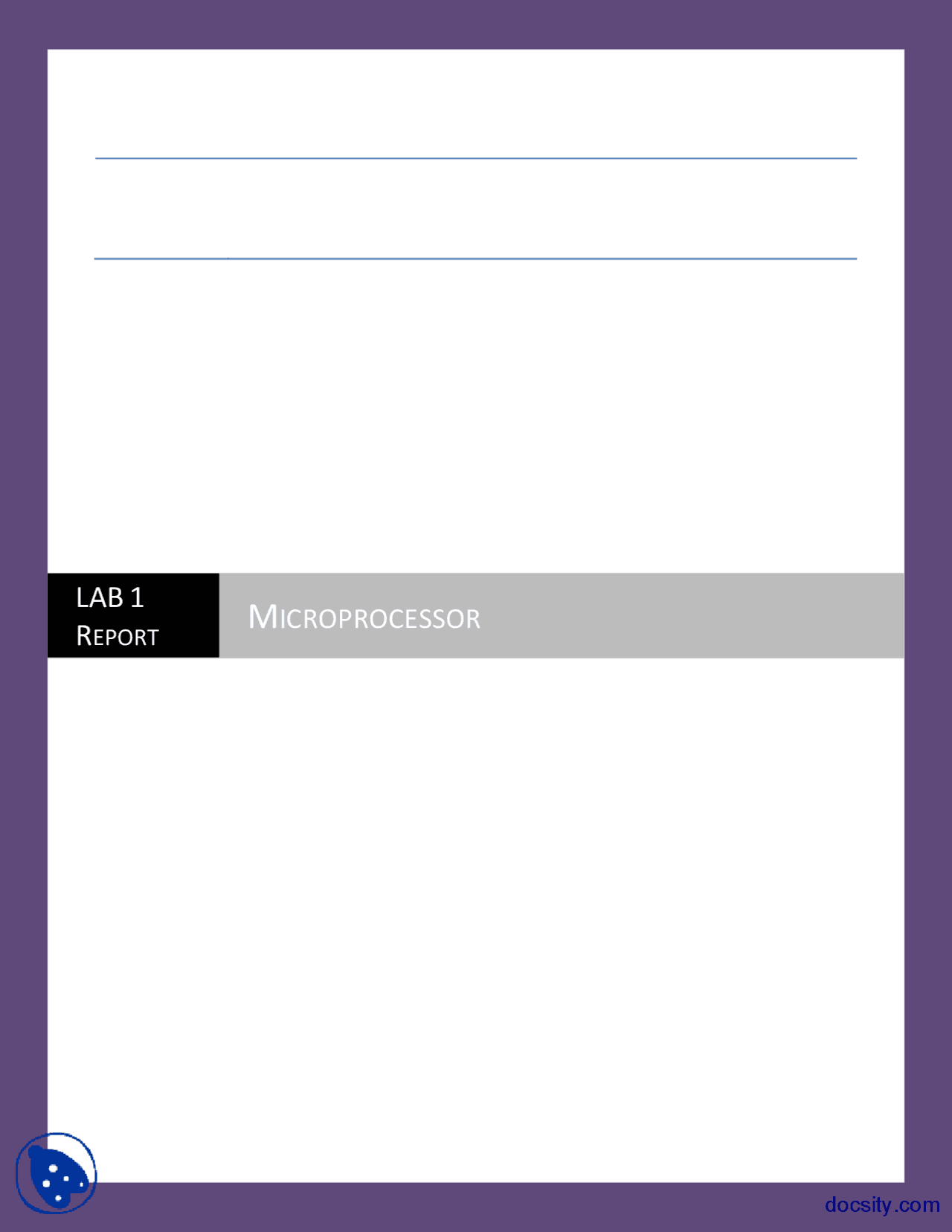 Interrupts-Microprocessors-Assignment - Docsity