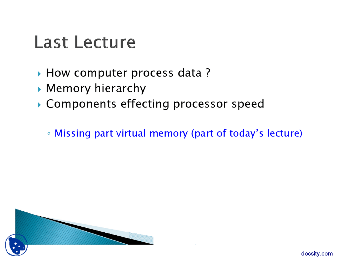 Number System Fundamentals Of Computer Lecture Slides Docsity