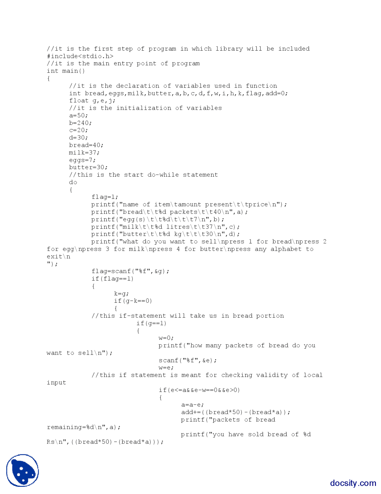 Do While Loop Computer Fundamentals Lab Codes Docsity 5230