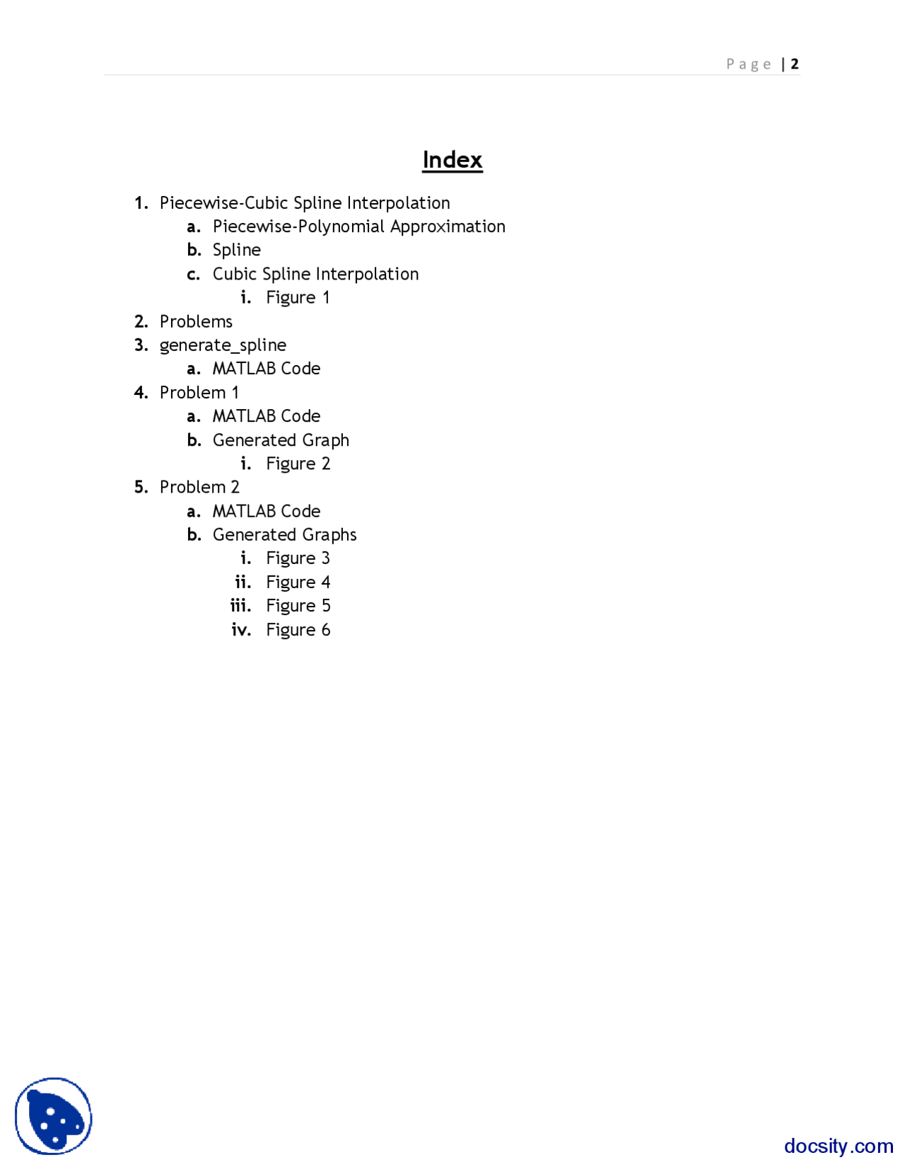 Approximation Methods Numerical Analysis Project Notes Docsity