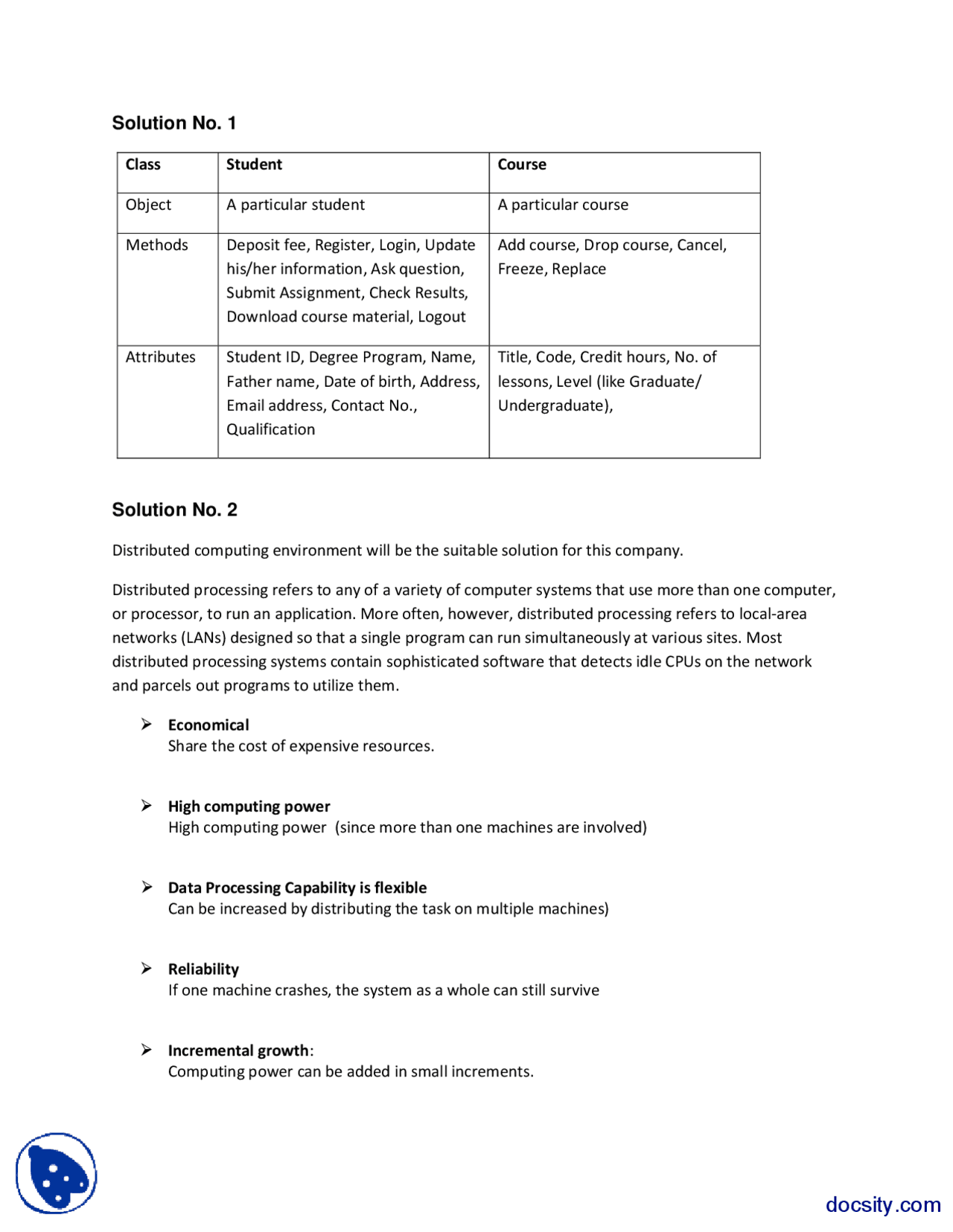 Distributed Computing Environment Object Oriented Programming