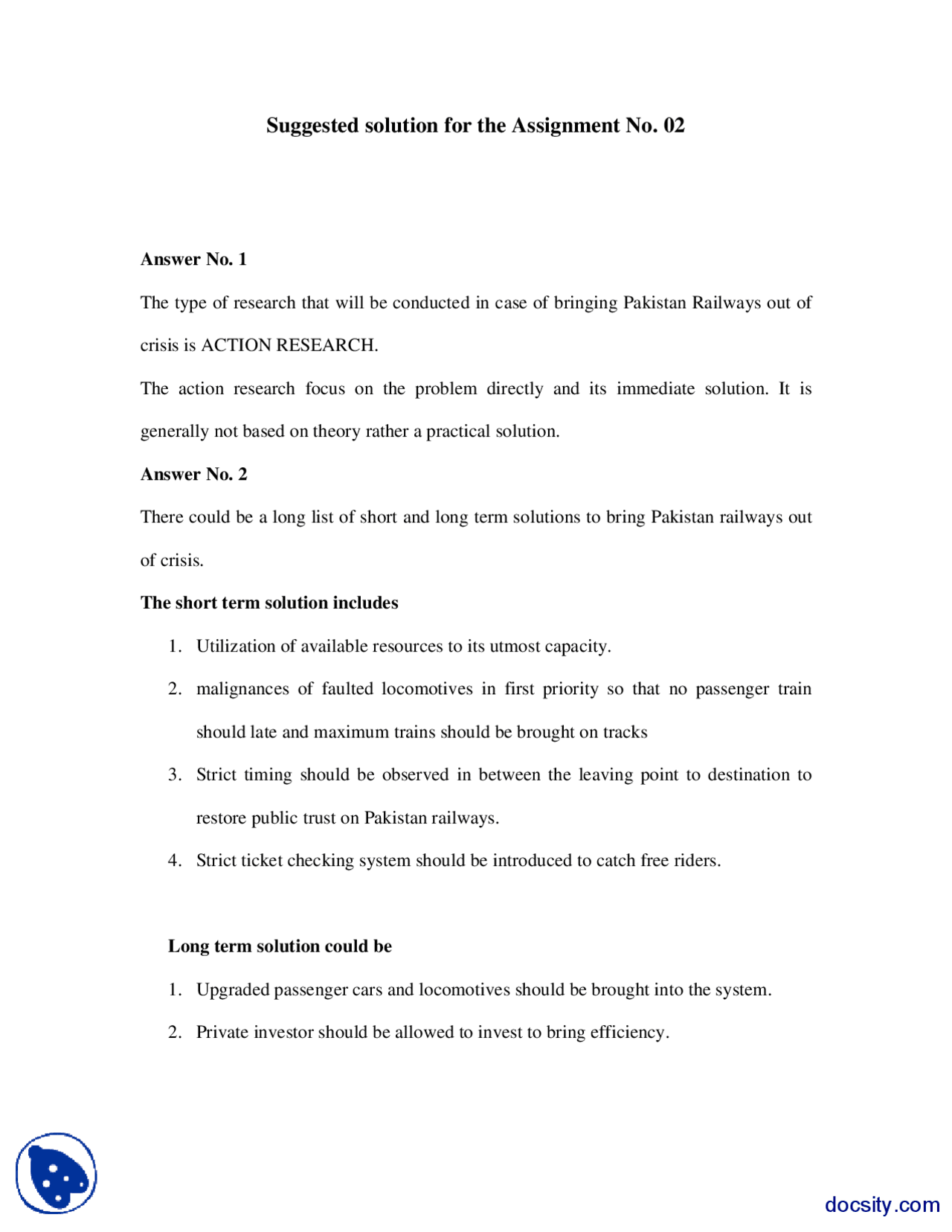 Corruption And Mismanagement Management Assignment Solution Docsity