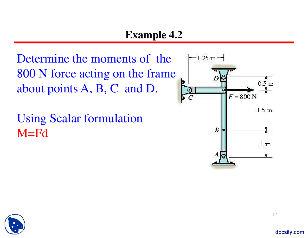 Moment Of A Force Part 2 Basic Mecanical Engineering Lecture Slides