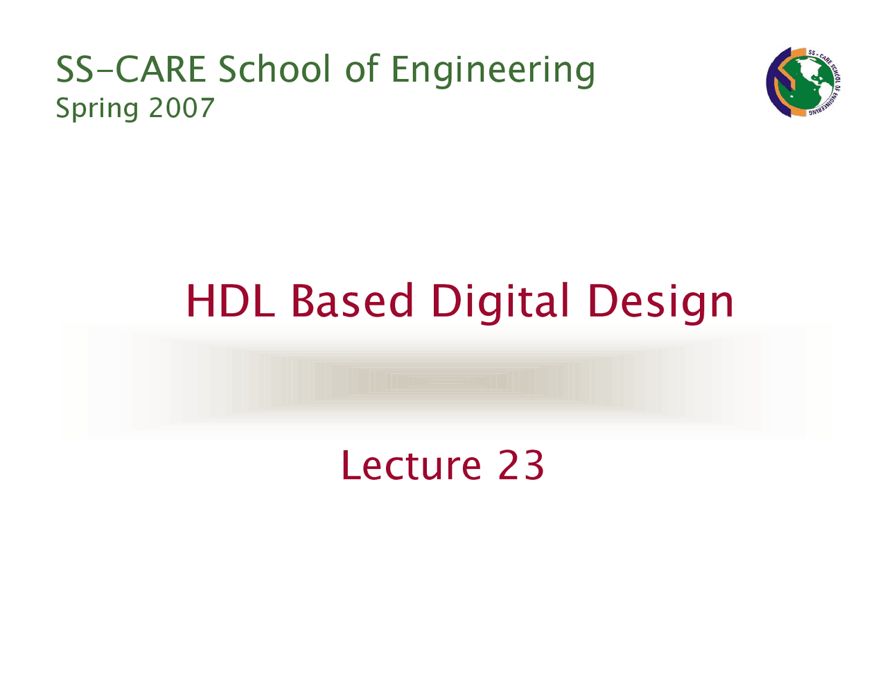 Programmable Logic Devices Data Communication Network Lecture Slides