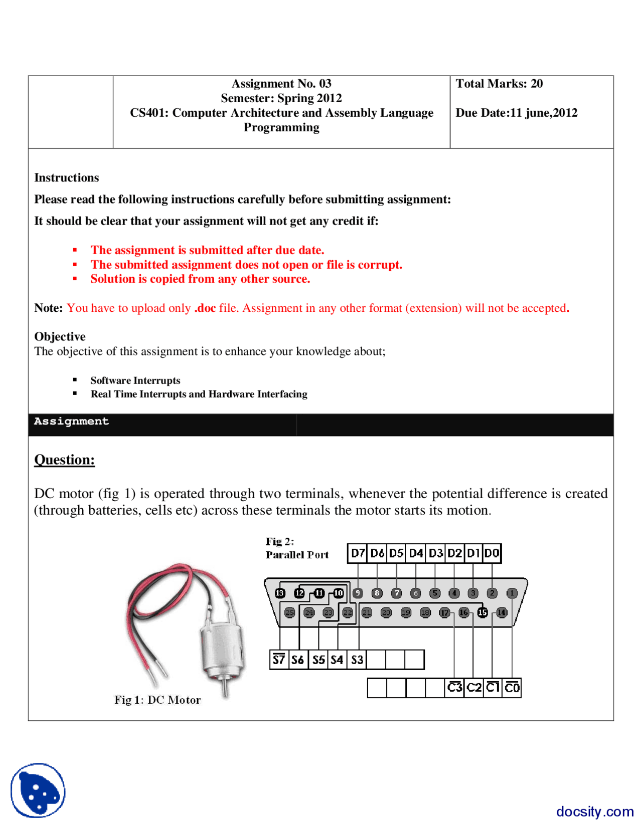 Software Interrupts Real Time Interrupts And Hardware Interfacing Computer Architecture And