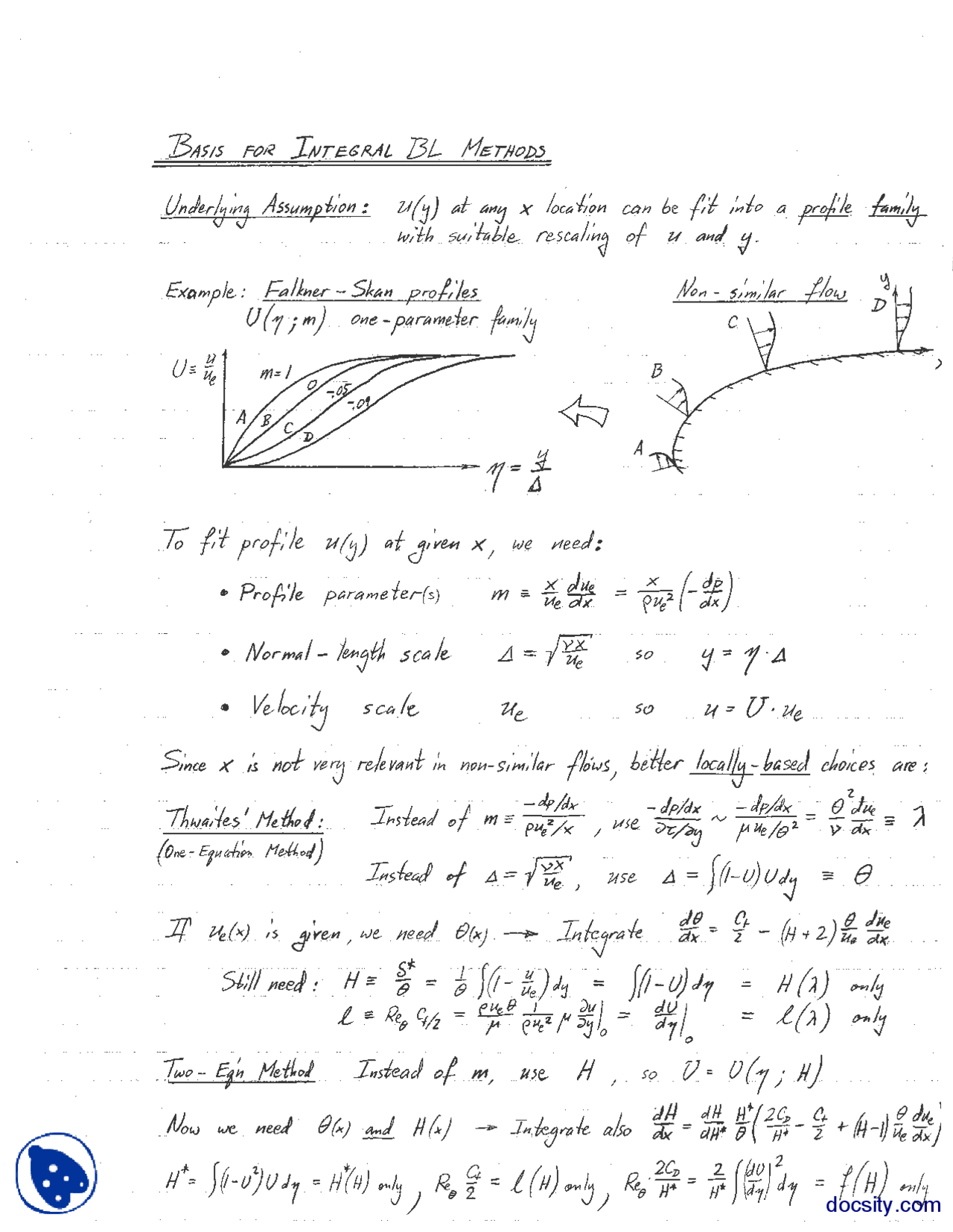 Bl Methods Basic Fluids Dynamics Lecture Handout Docsity