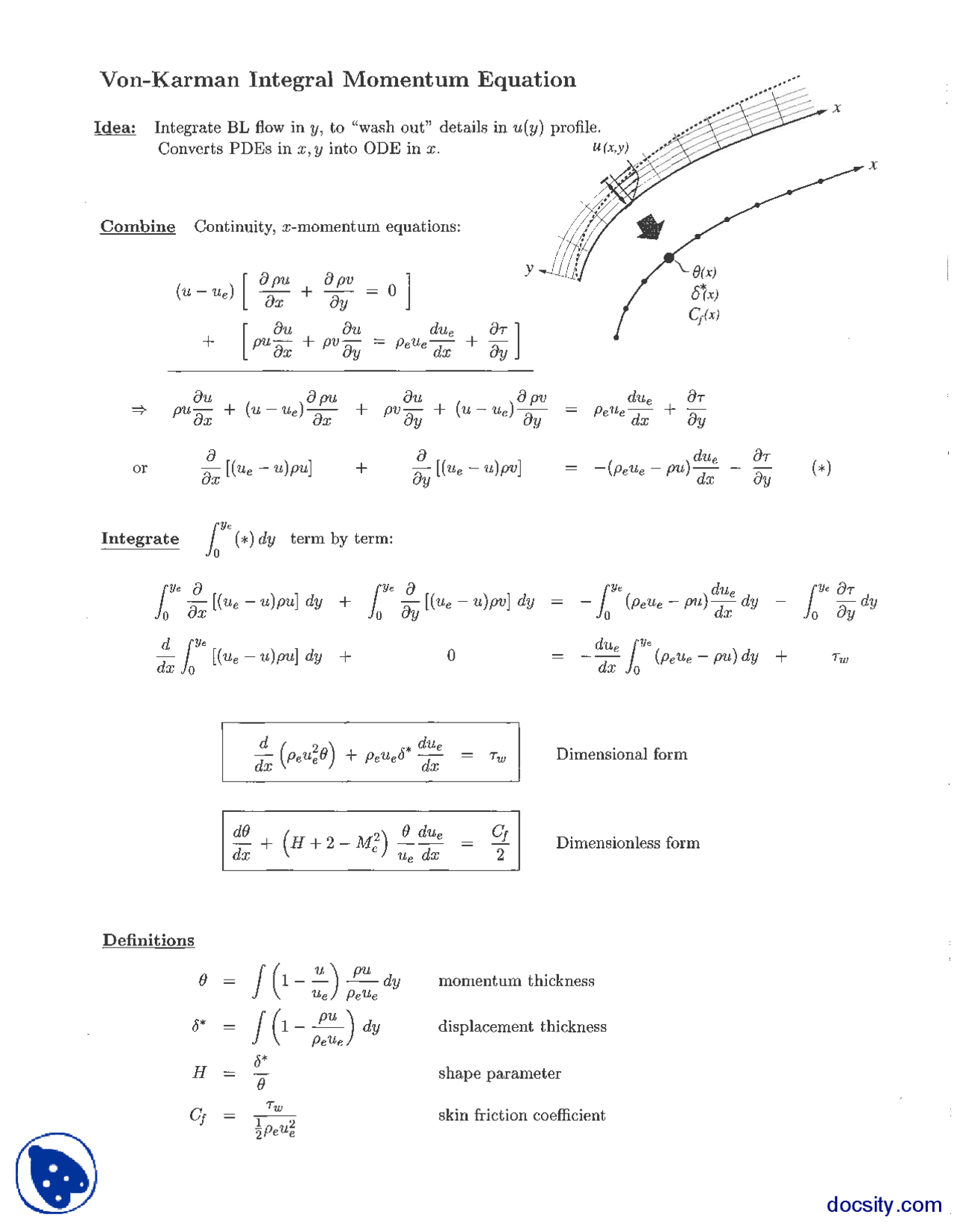 Von Kamran Integral Fluids Dynamics Lecture Handout Docsity