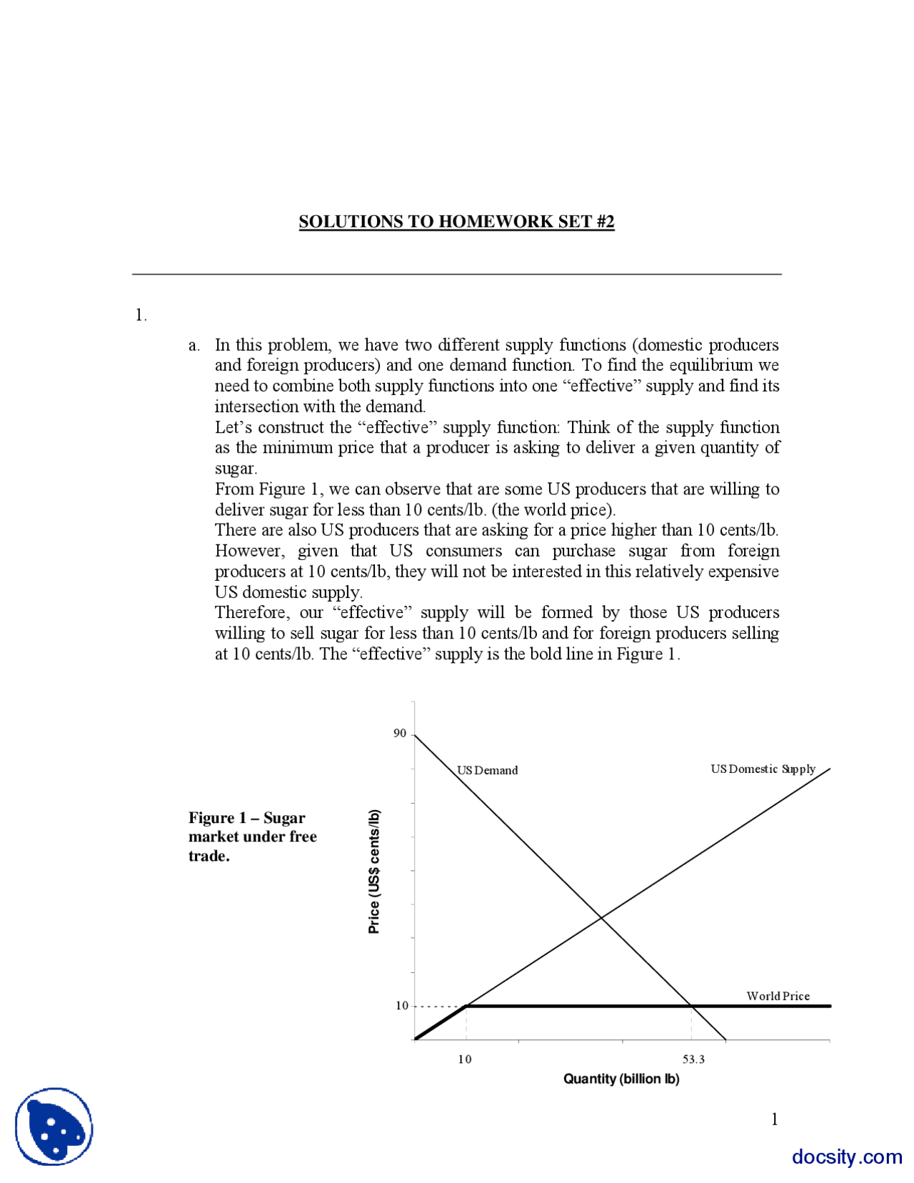 Sugar Market Problem Marketing Techniques Assignment Solution Docsity