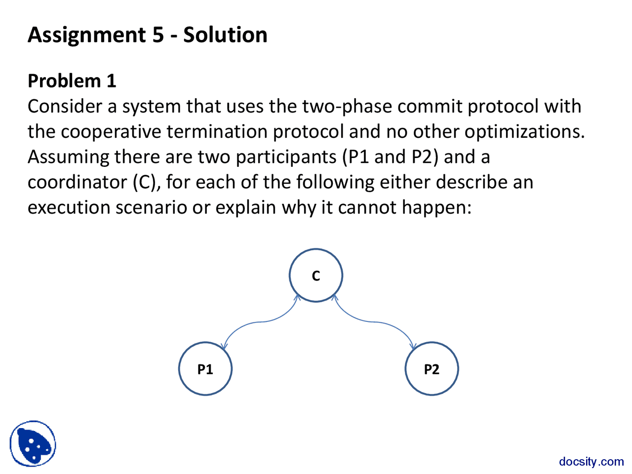 Two Phase Commit Protocol Slides Transaction Processing For E Commerce
