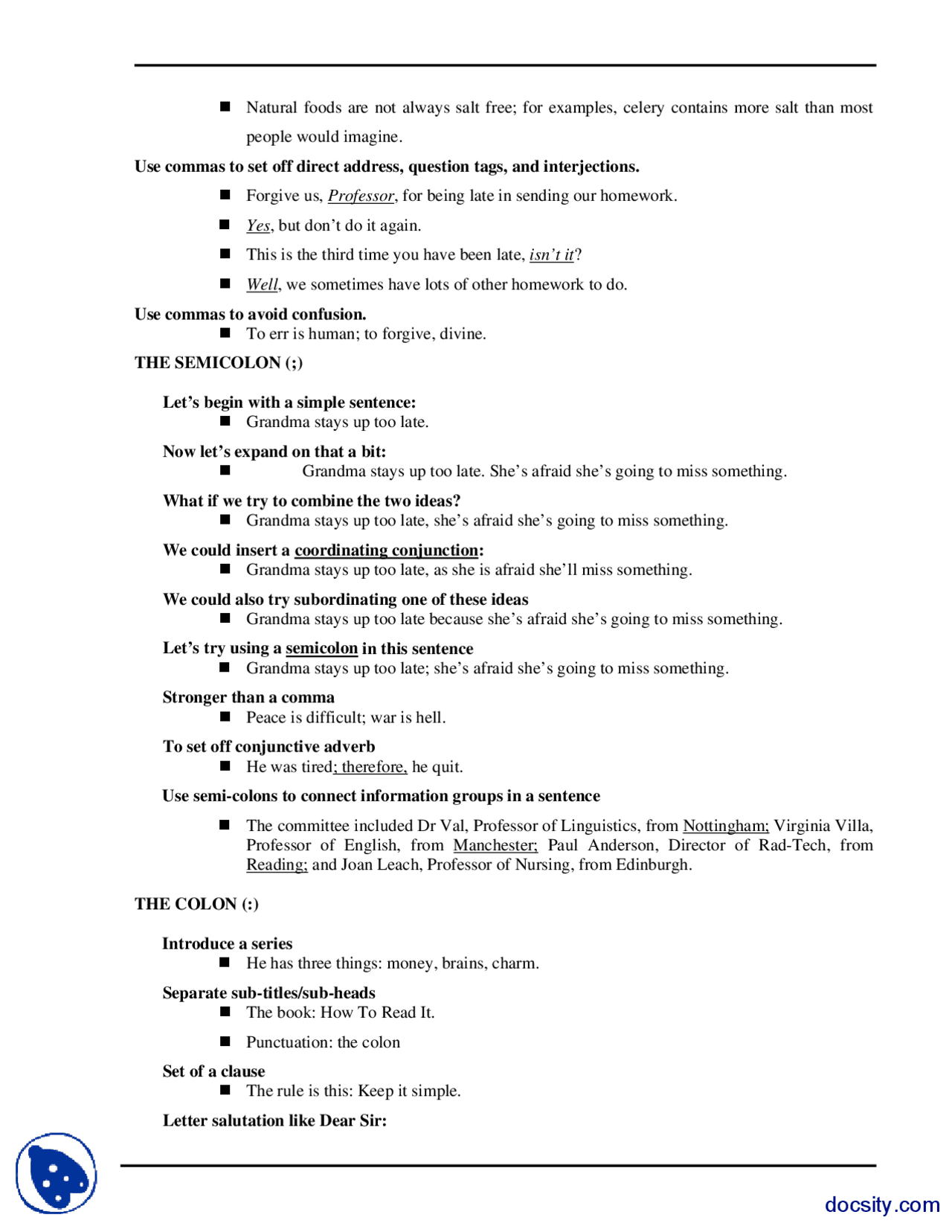 Understanding Punctuation: Commas, Semicolons, Colons, Question Marks ...