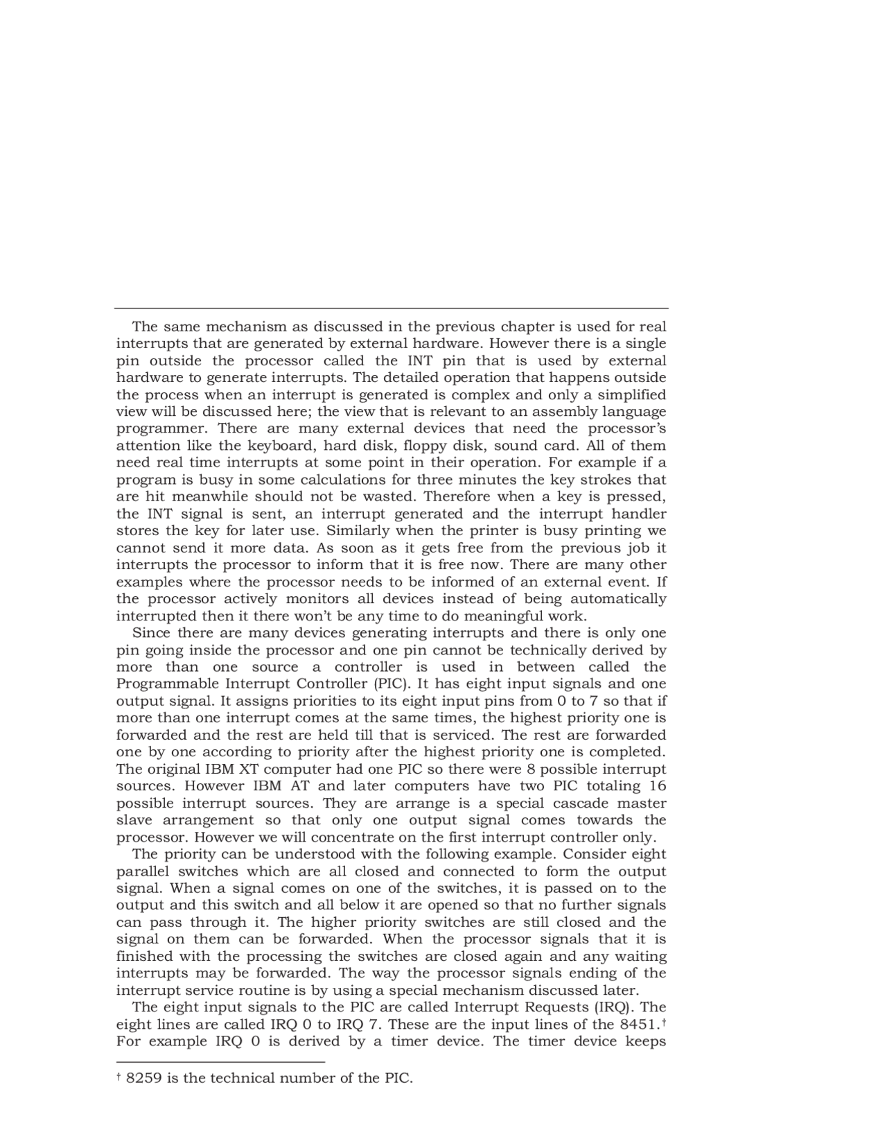 Real Interrupts Microprocessor And Assembly Language Programming Lecture Notes Docsity