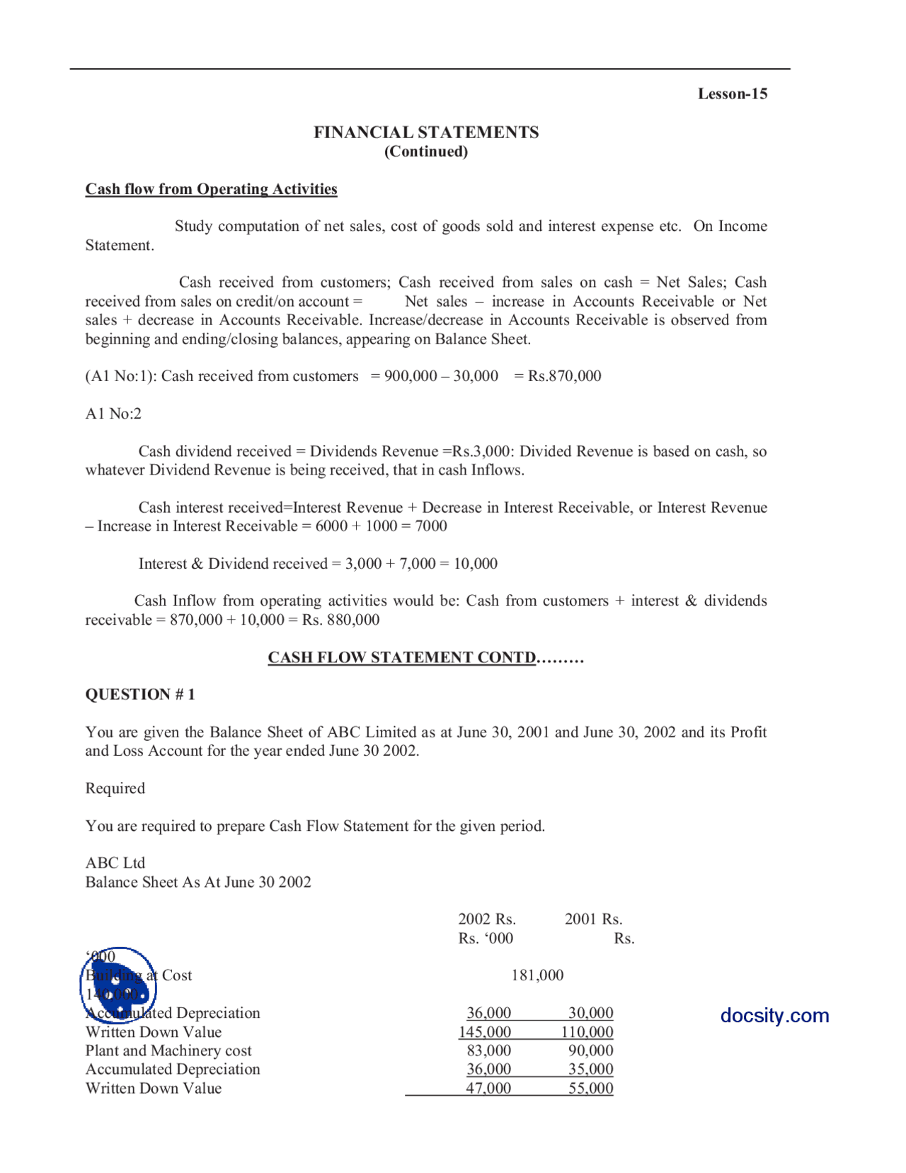 Financial Statements 4-Finacial Statment Analysis-Lecture Notes | Study ...