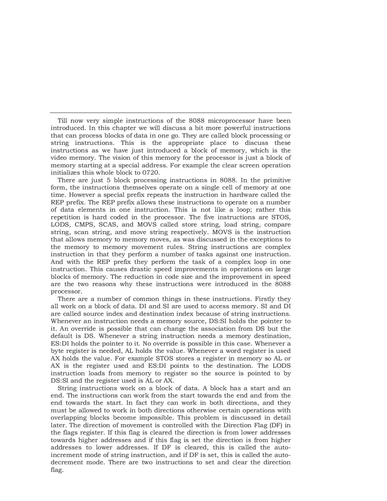 STOS, SCAS and Other Instructions-Microprocessor and Assembly Language ...
