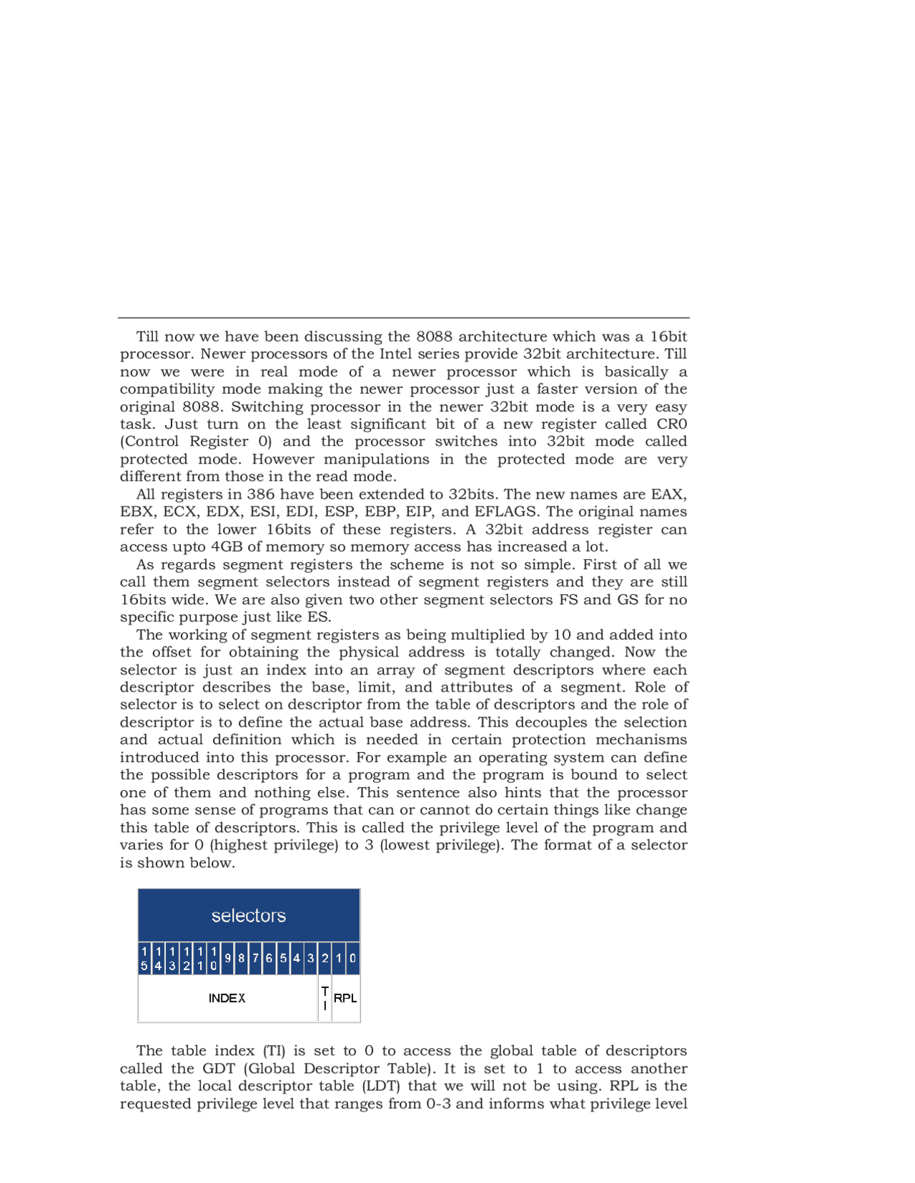 Registers In New Processors Microprocessor And Assembly Language Programming Lecture Notes Docsity