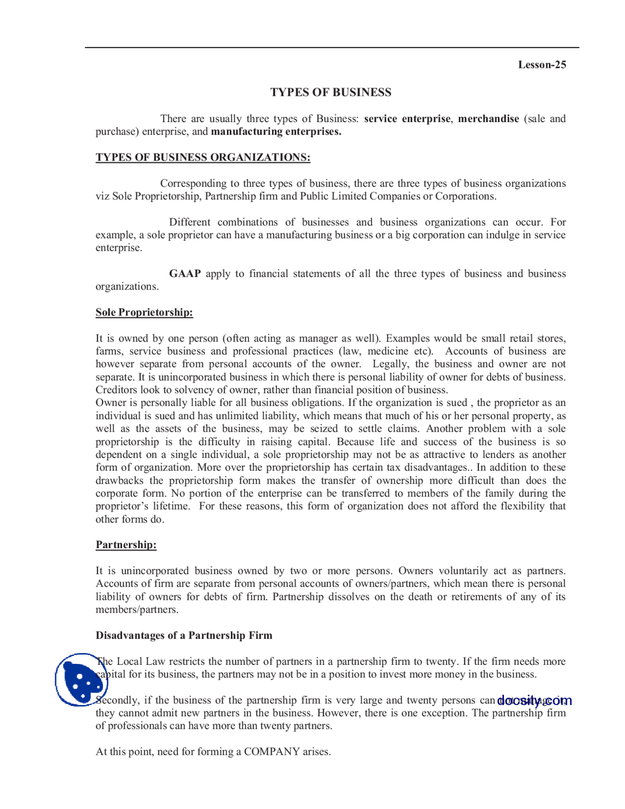 Types Of Business Finacial Statment Analysis Lecture Notes Docsity