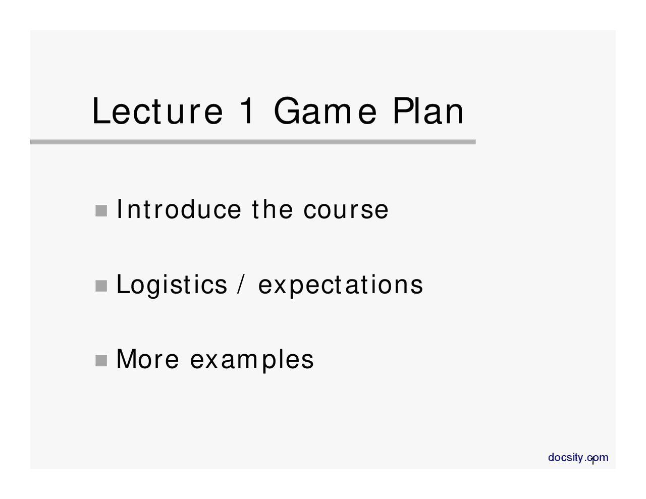Introduction Game Theory For Managers Lecture Slides Slides Game