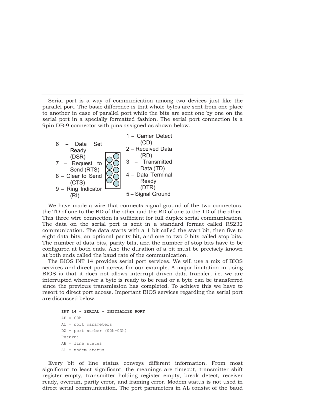 Serial Port And Serial Communication Microprocessor And Assembly Language Programming Lecture