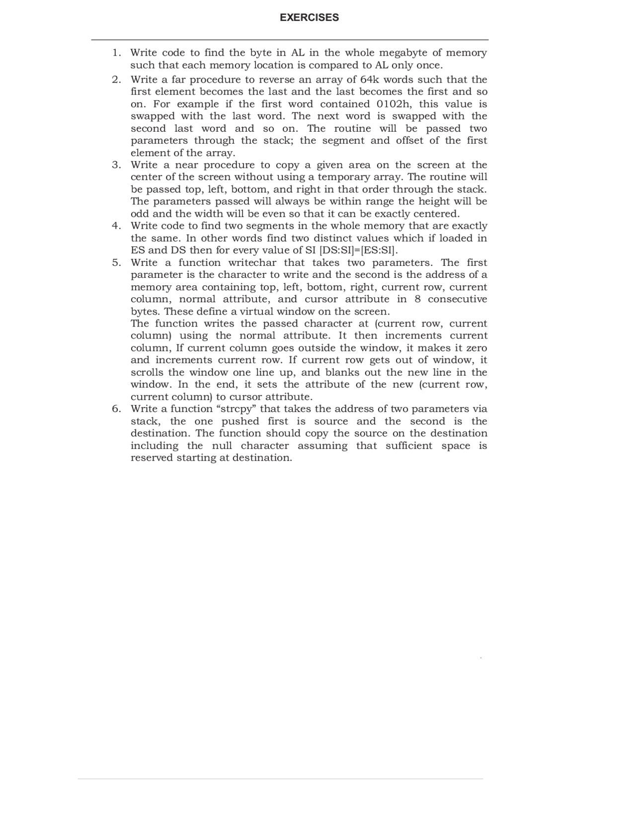 Stacks Registers And Instructions Microprocessor And Assembly Language Programming Assignment
