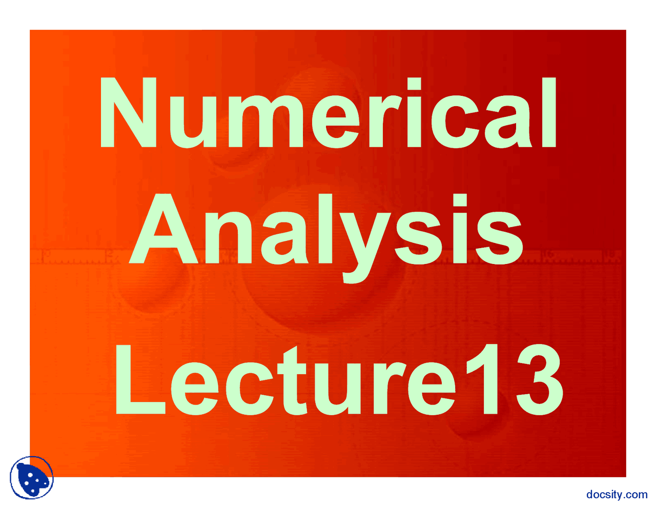 Solutions Of Linear Systems Of Equations And Matrix Inversion 4-Numerical Analysis-Lecture ...