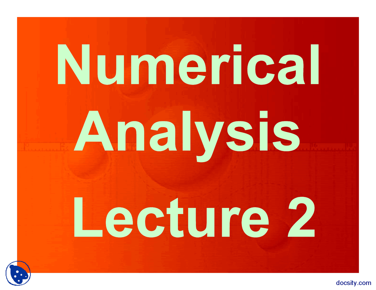 Solution Of Non Linear Equations Linear System Of Equations Approximation Of Eigen Values