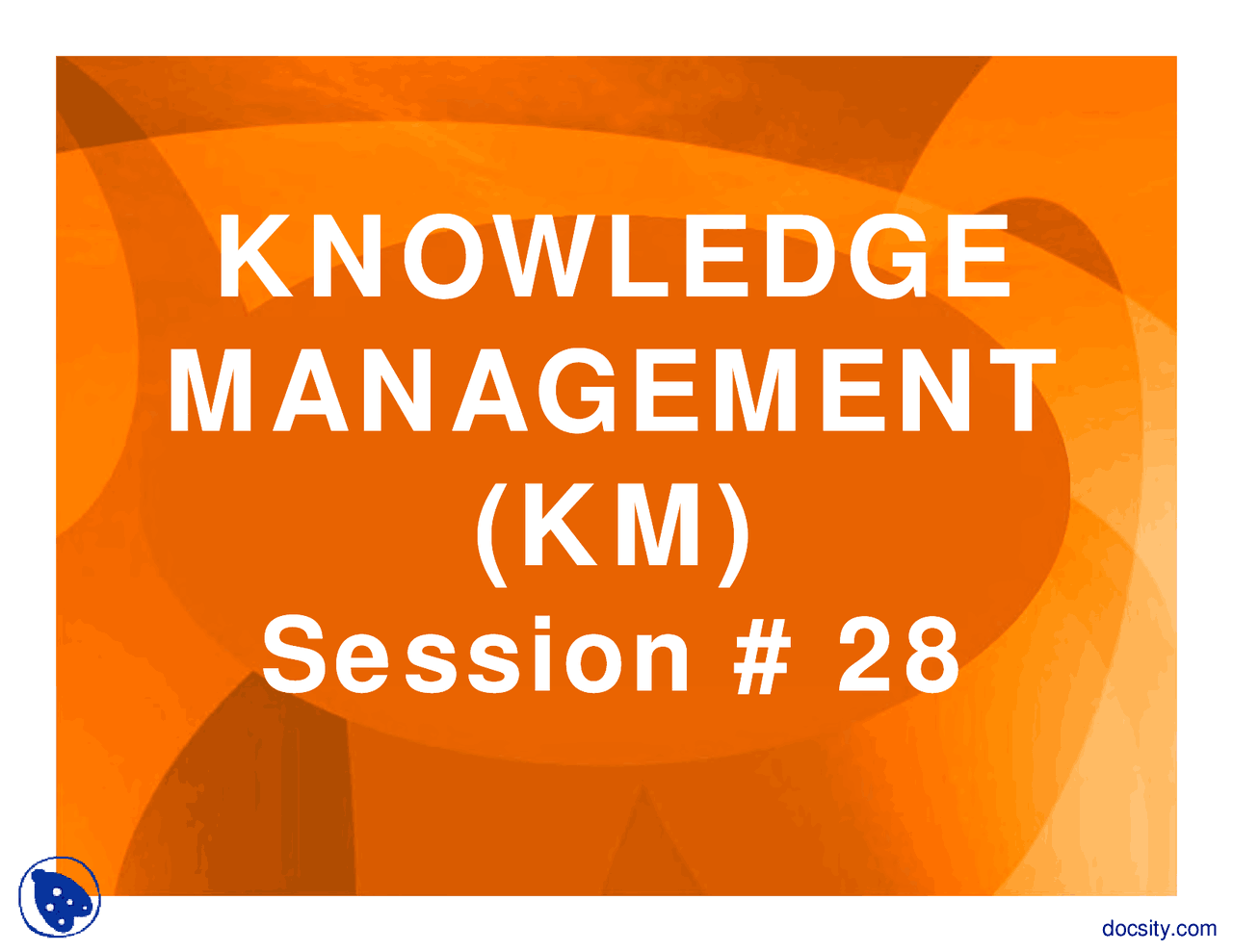 Seci Model Knowledge Management Lecture Slides Docsity