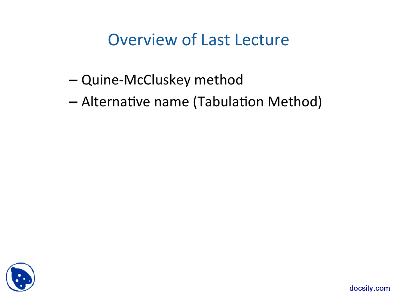 Quine Mccluskey Method Part 2 Boolean Algebra And Digital Logic Design
