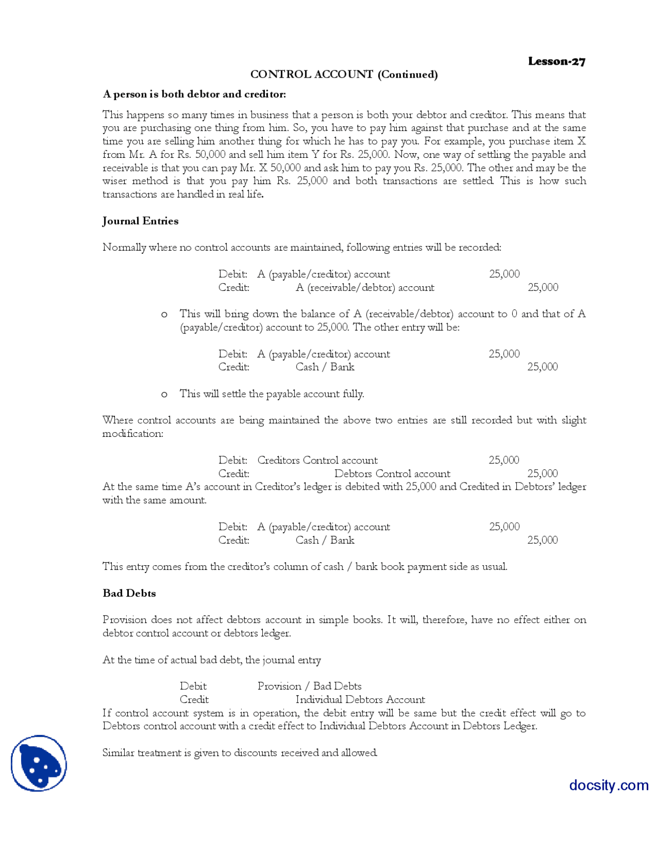 Control Accounts Part 2-Financial Accounting-Lecture Handout ...