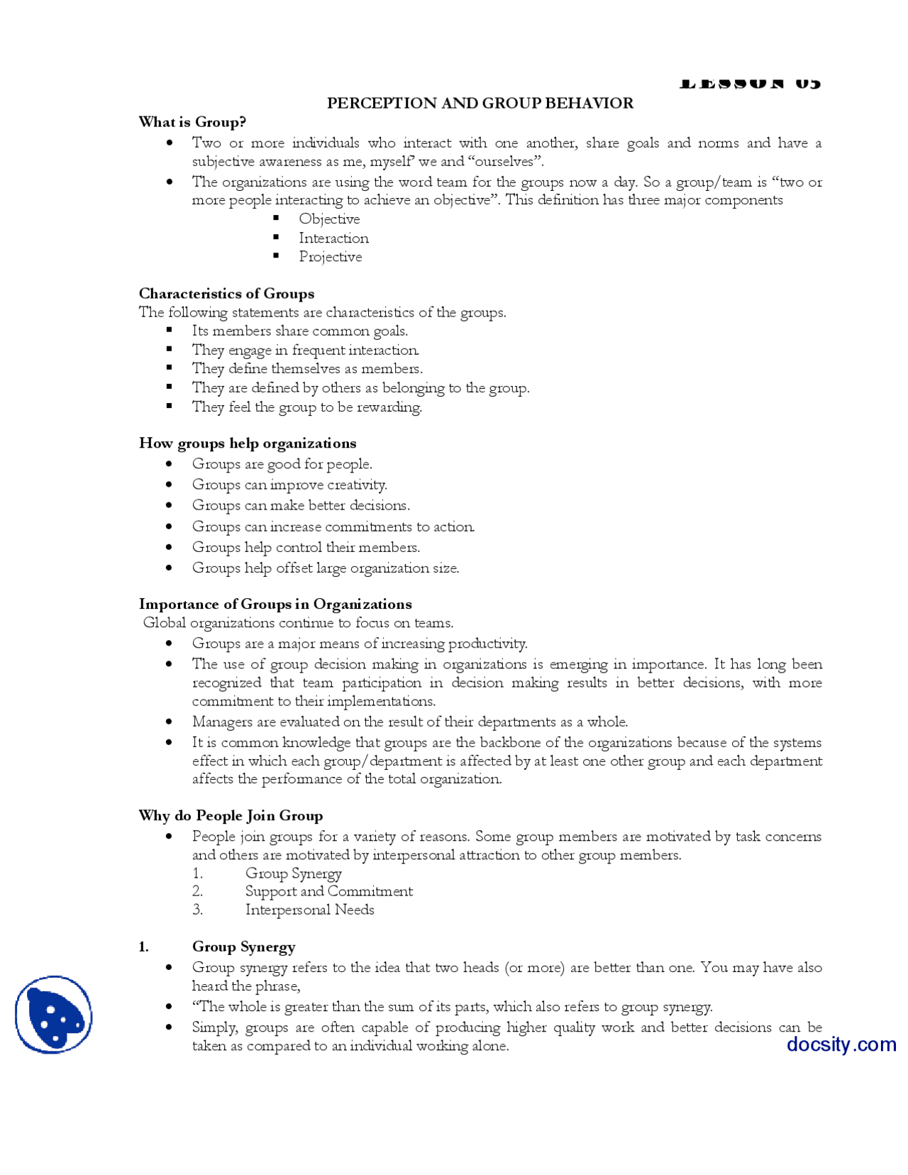 What Is Group Human Relation Lecture Handout Docsity what-is-group-human-relation-lecture-handout-docsity