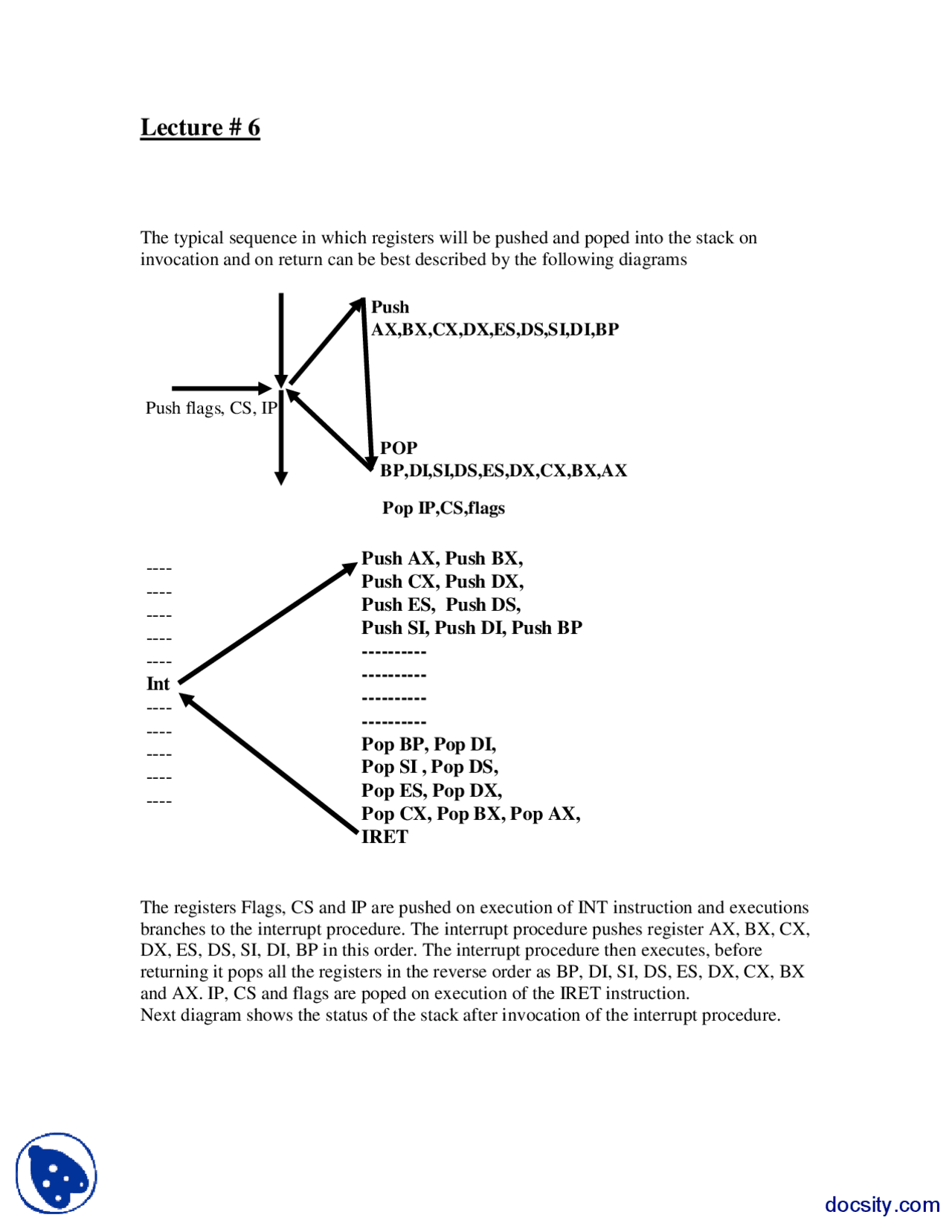 The Keyboard Hook System Programming Lecture Notes Docsity