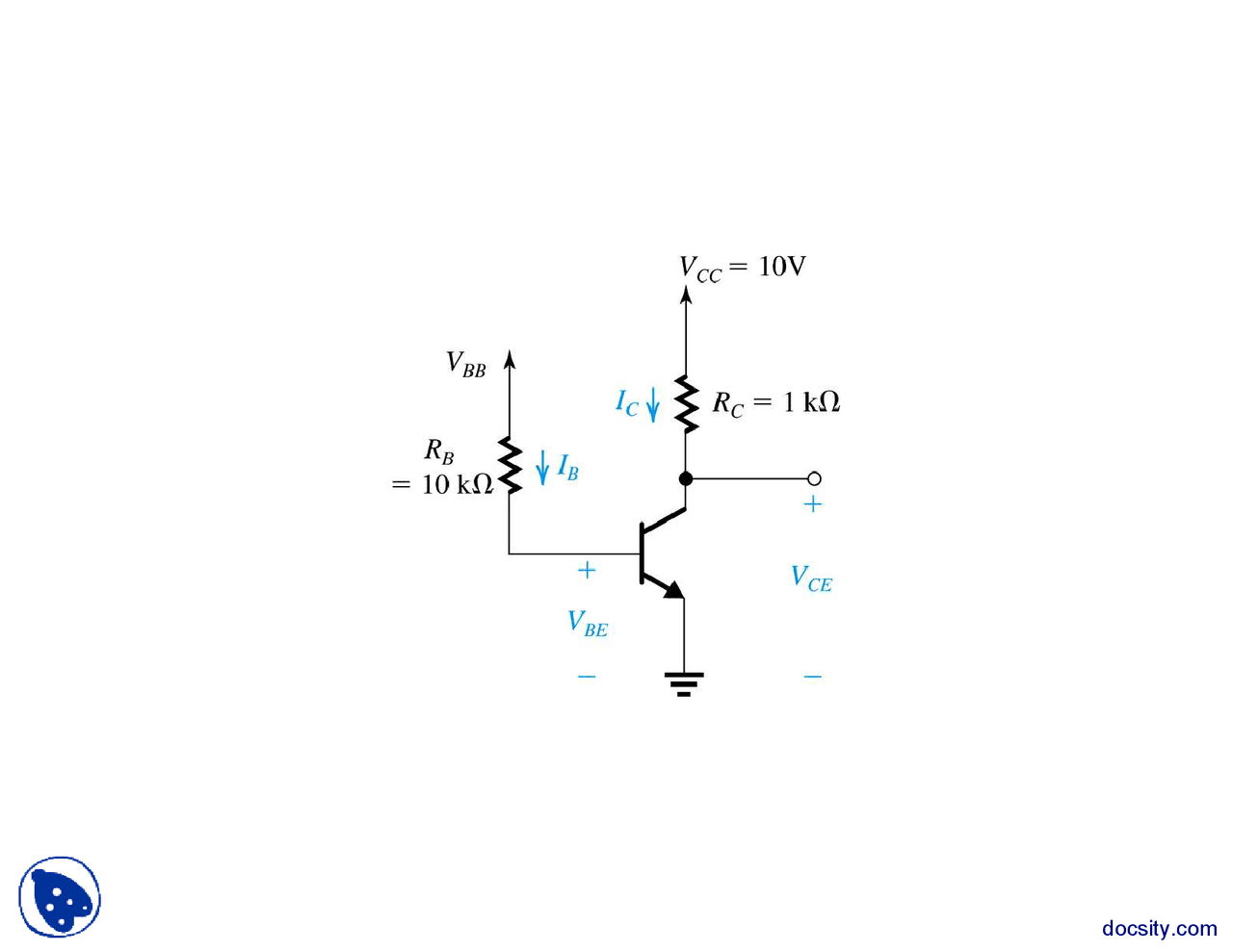 NPN BJT Circuit, Current Flows, Voltages and Models-Integrated ...