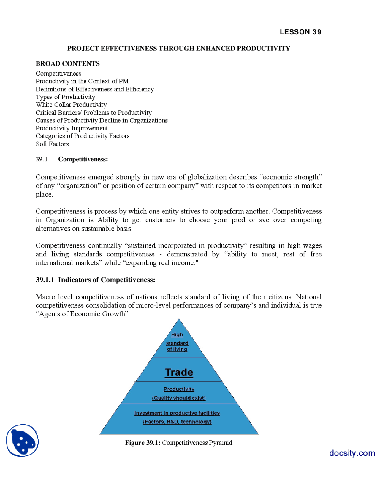 Project Effectiveness Through Enhanced Productivity Project Managment