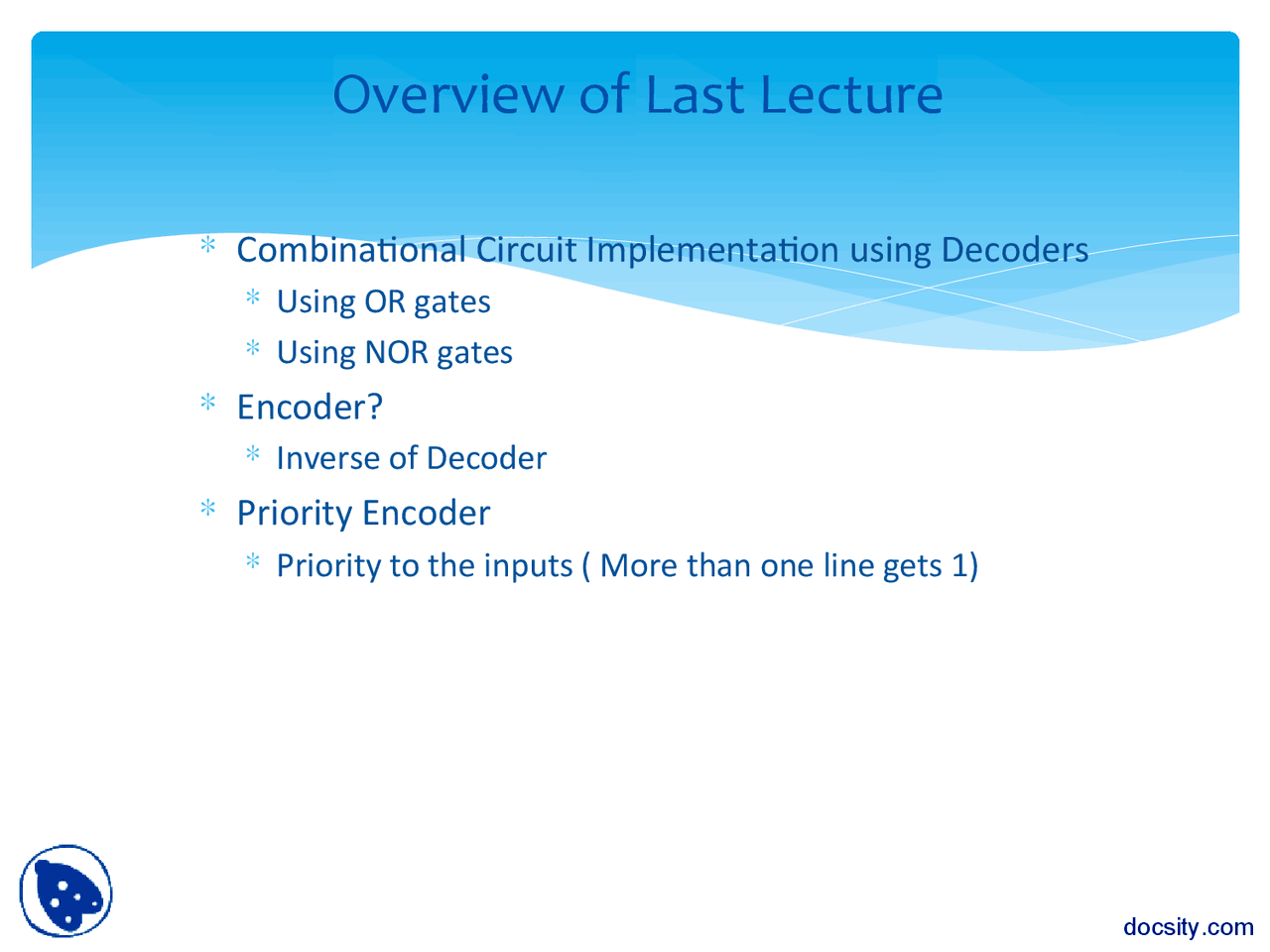 Mutiplexers Demultiplxers Boolean Algebra And Digital Logic Design Lecture Slides Docsity