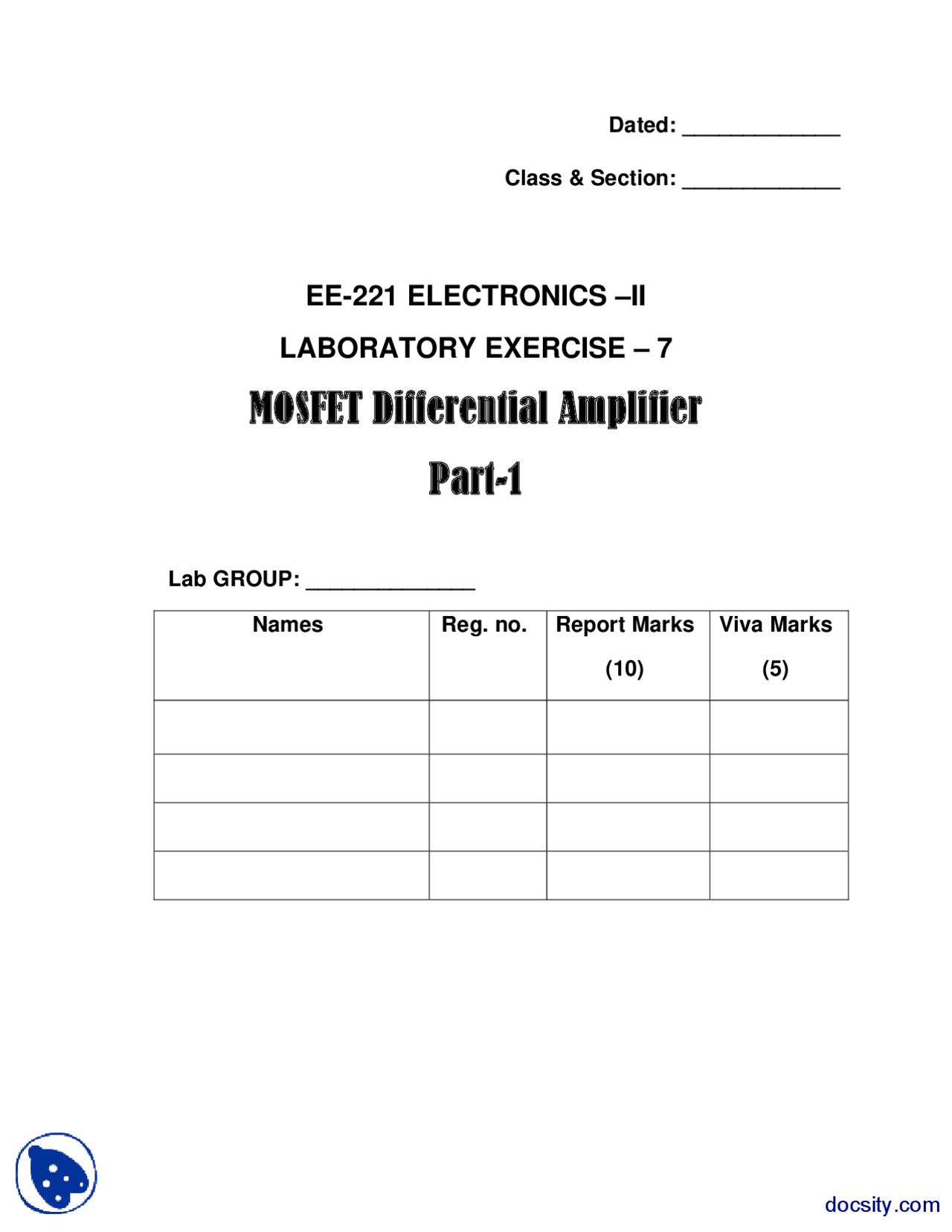 Mosfet Differential Amplifiers Part 1 Integrated And Advanced