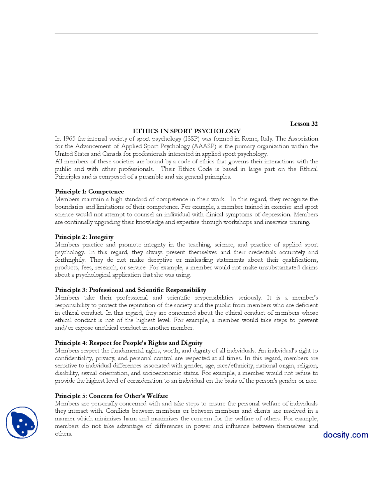 Competence-Sports Psycology-Lecture Handout | Exercises Sports ...