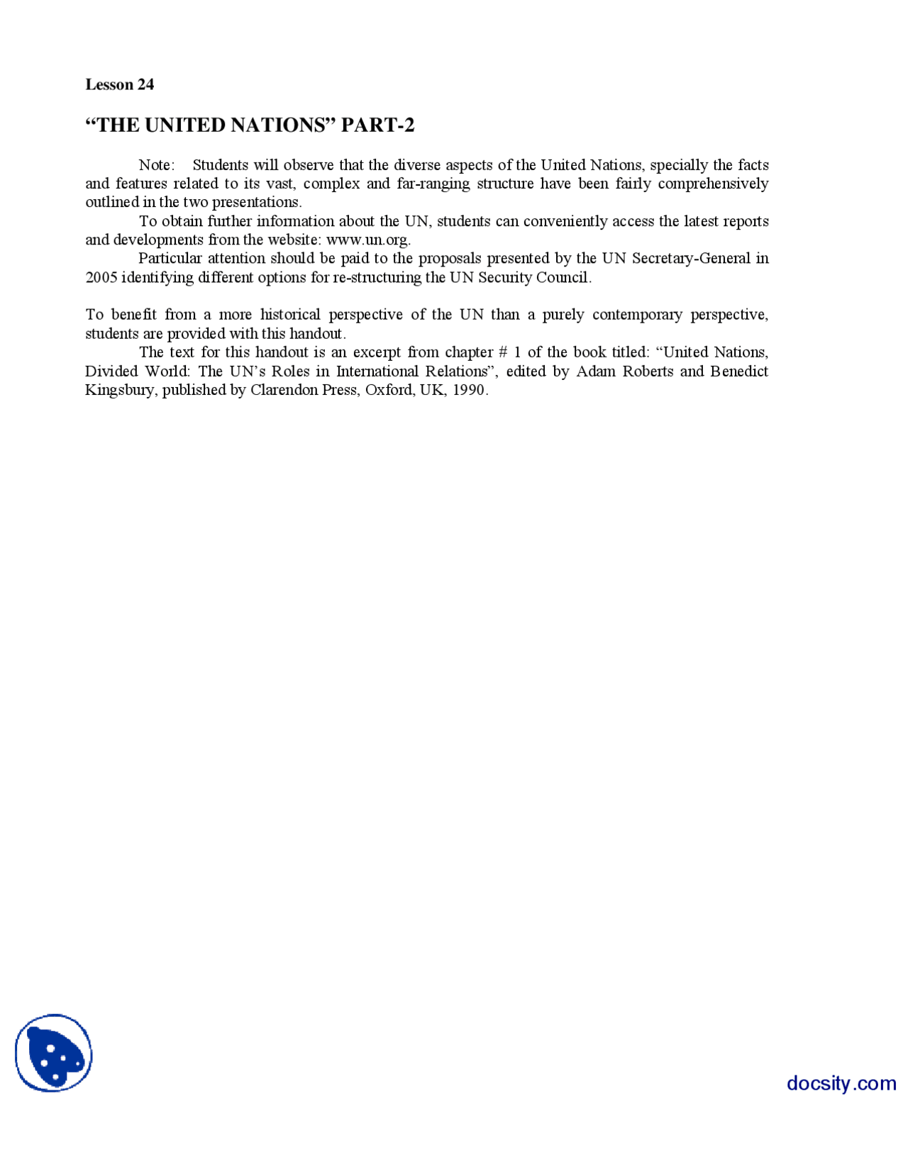 Un Part 2 Globalization Of Media Lecture Handout Docsity