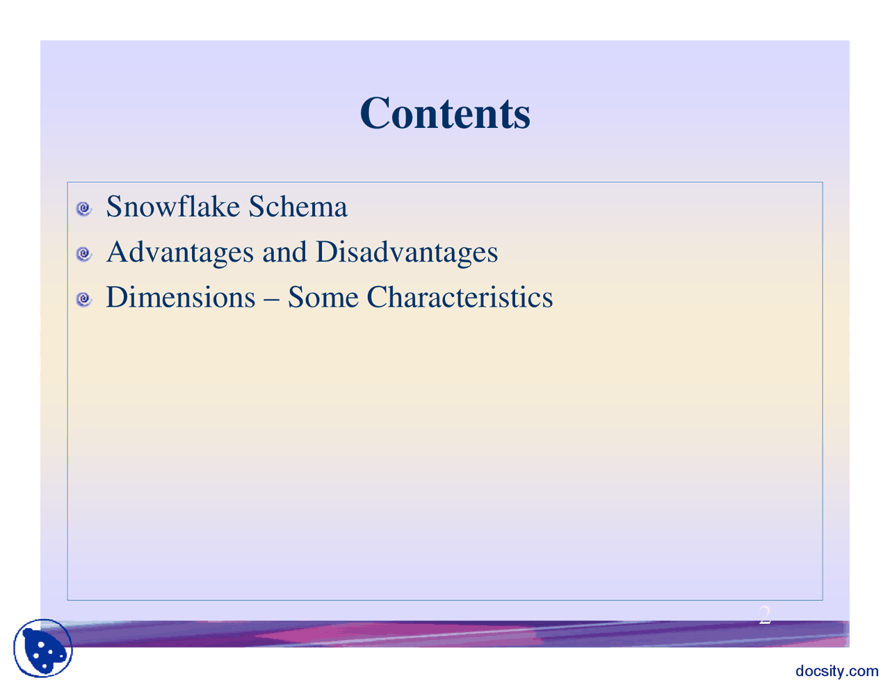 Dimensional Modeling Part 1 Data Warehouse Lecture Slides Docsity