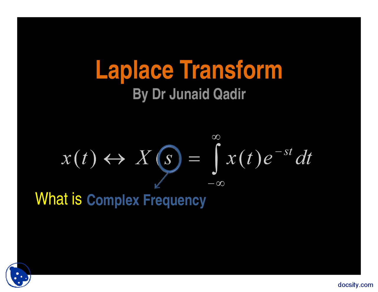 Laplace Transform Part 1 Signals And Systems Lecture Handout Docsity