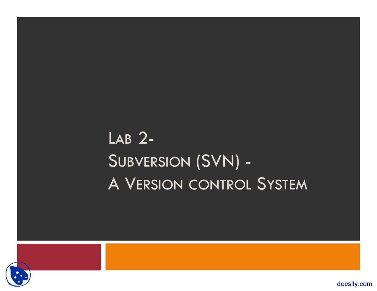 Subversion-Software Engineering-Lab Manual | Lecture notes Software ...