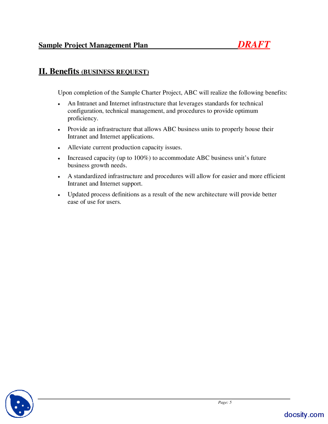 Project Management Plan Software Project Managment Lecture Handout
