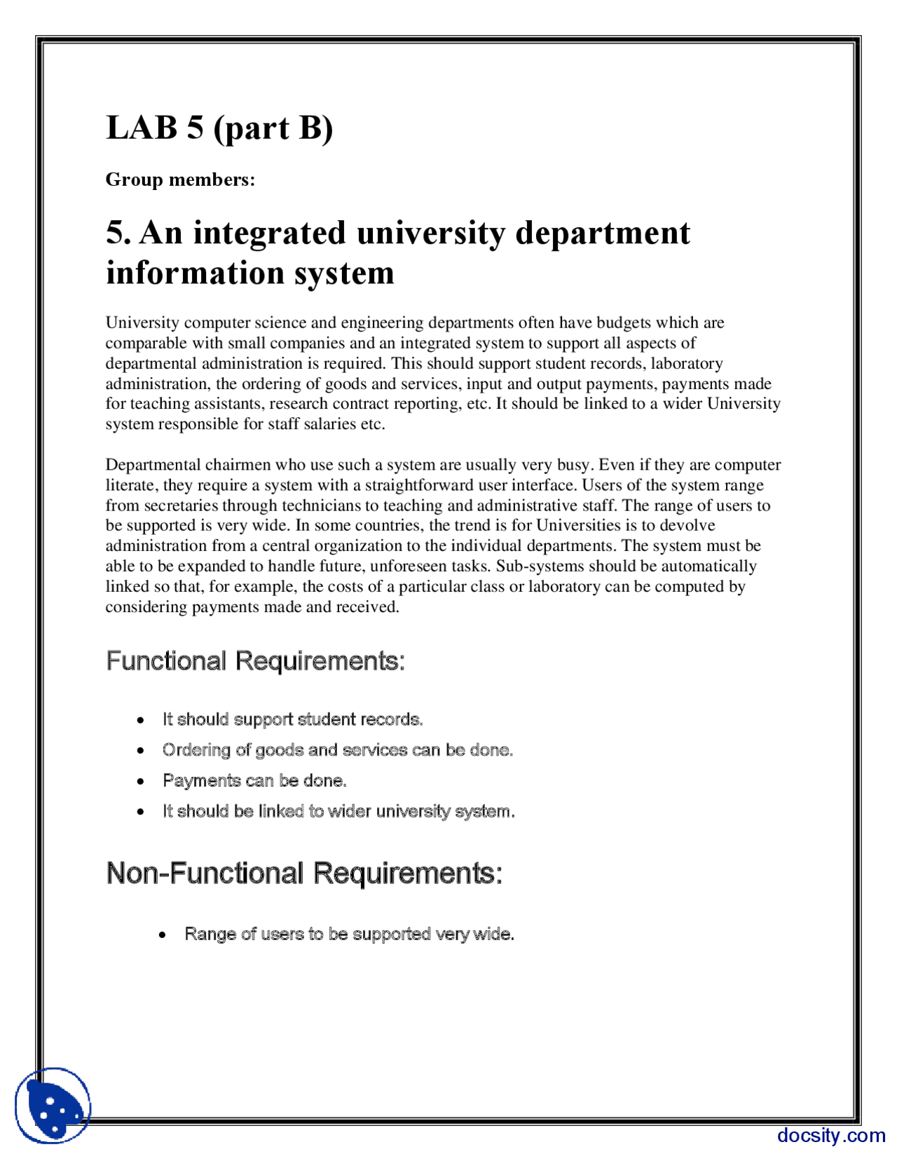 A Newspaper Delivery System Part 3-Basics of Software Engineering ...