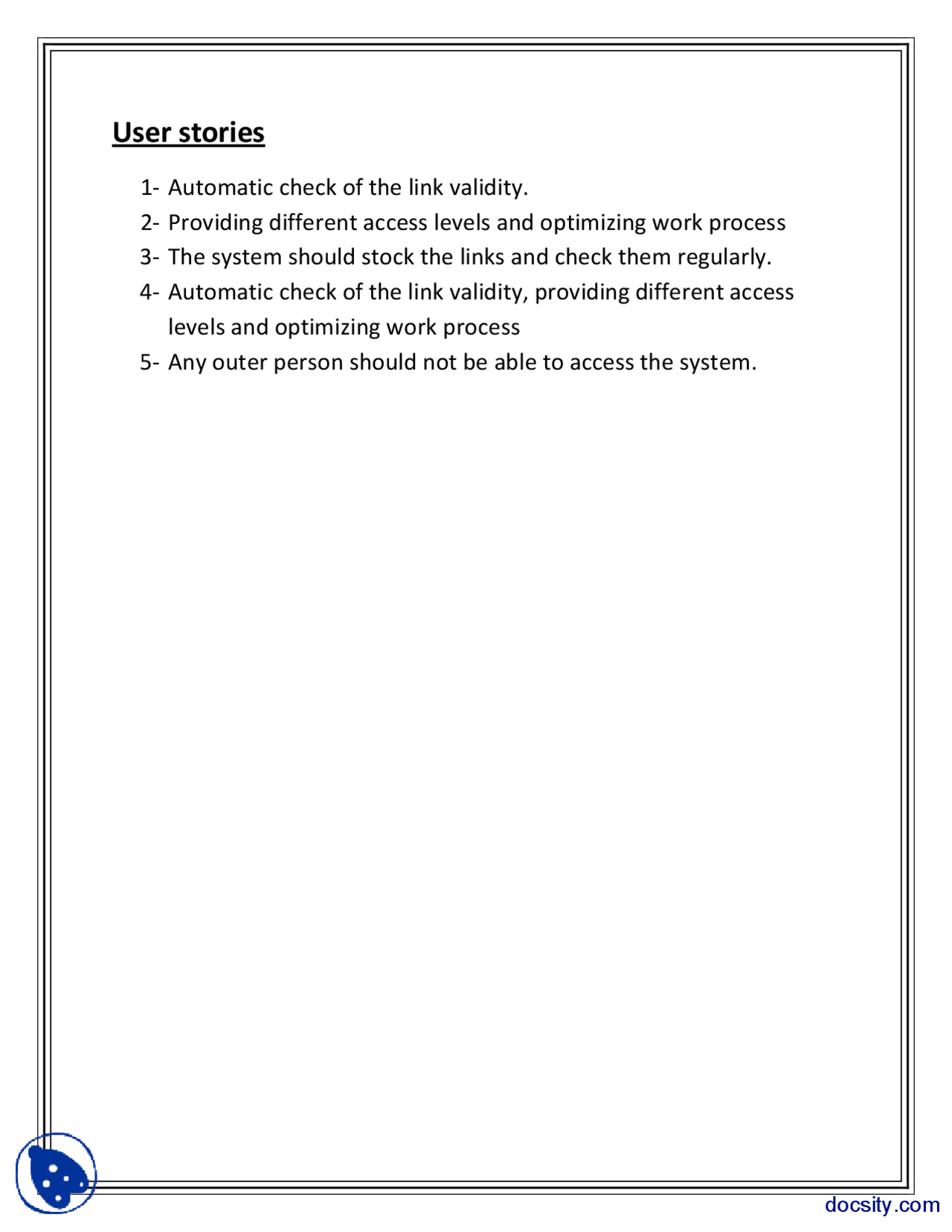 Link Exchange Marketing System Part 6-Software Engineering-Assignment and Solution - Docsity