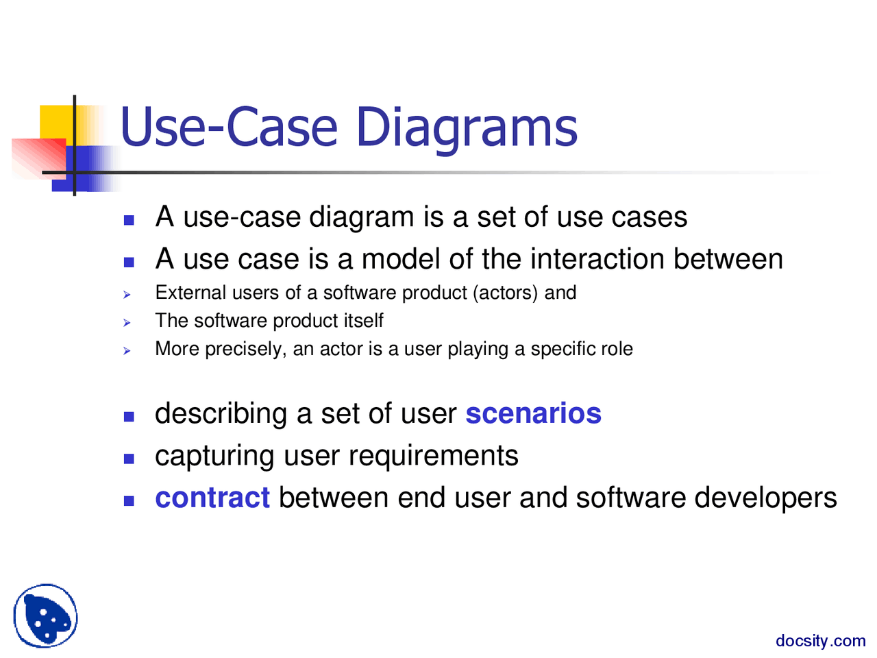 Use Case Diagrams Object Oriented Analysis And Design Lecture Slides