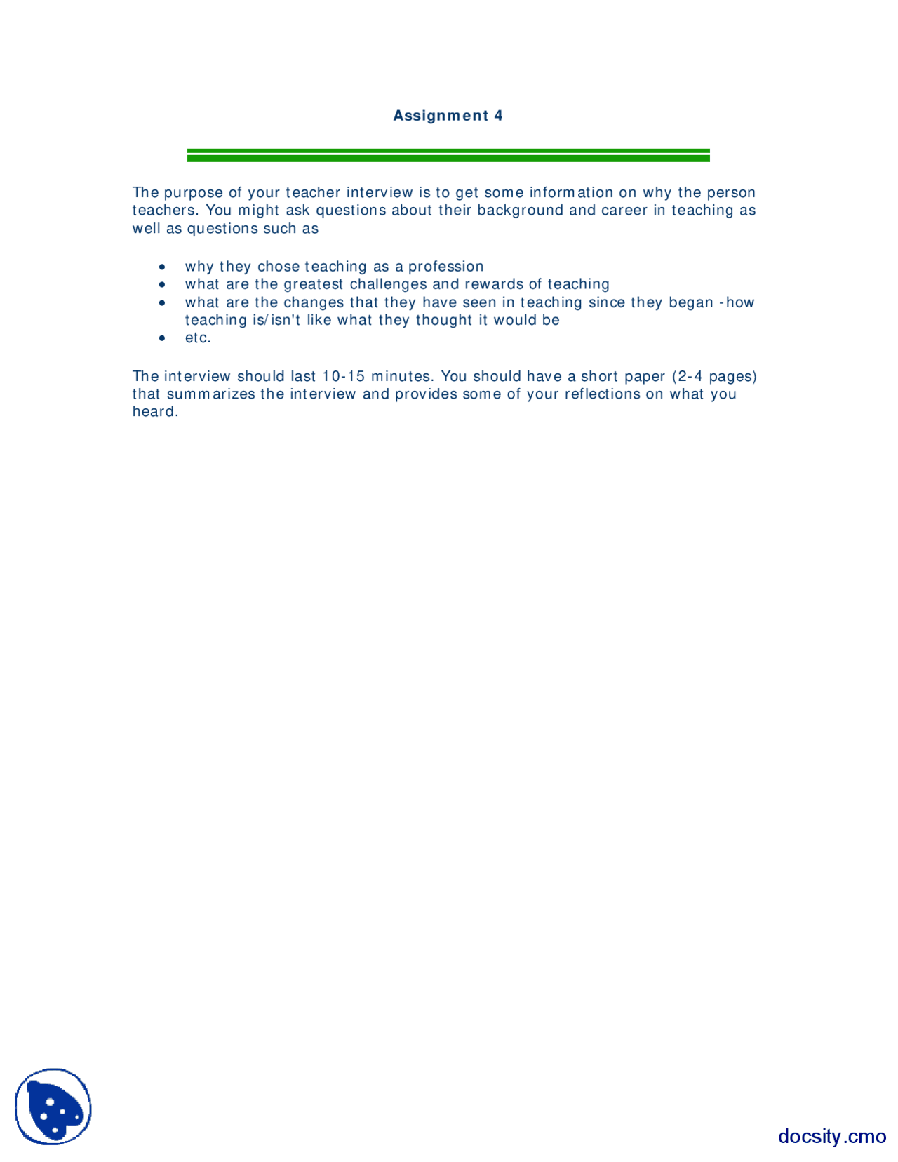 Assignment 4 Education Economics Assignment Docsity
