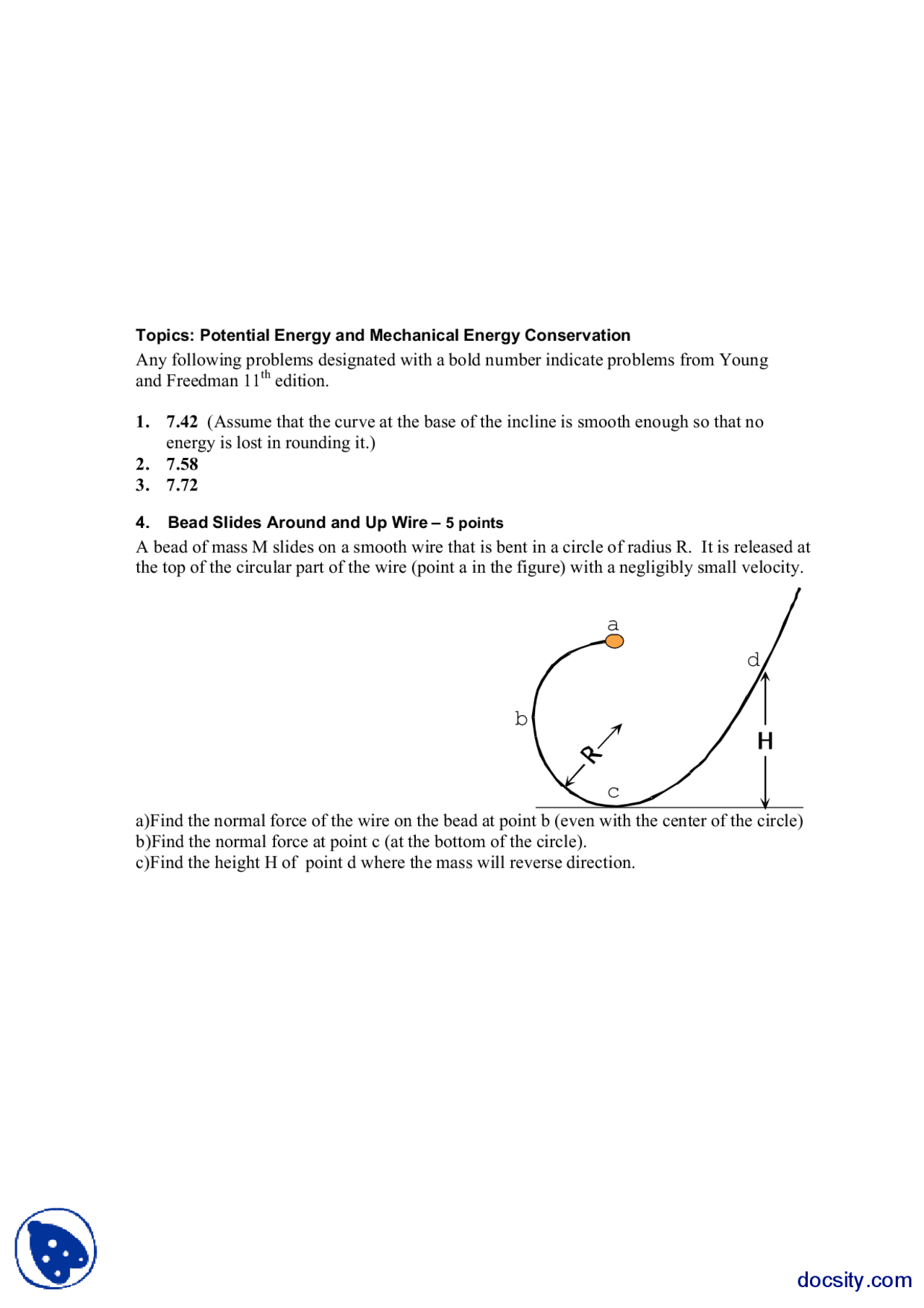 Potential Energy And Mechanical Energy Conservation-Physics, Dynamics, Forces and Momentum ...