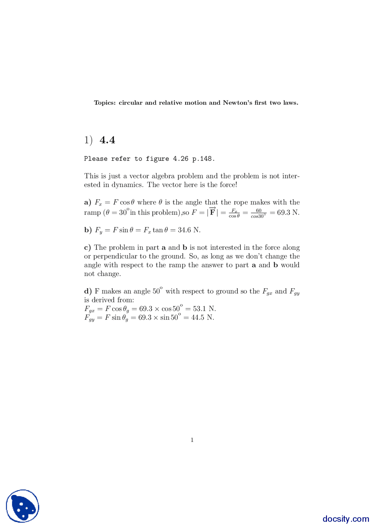 Circular And Relative Motion Physics Dynamics Forces And Momentum