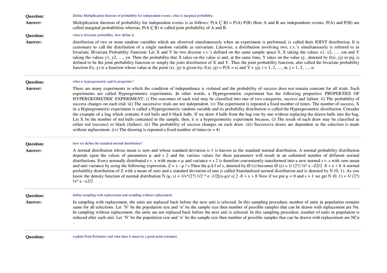 independent-events-statistics-solved-assignments-docsity